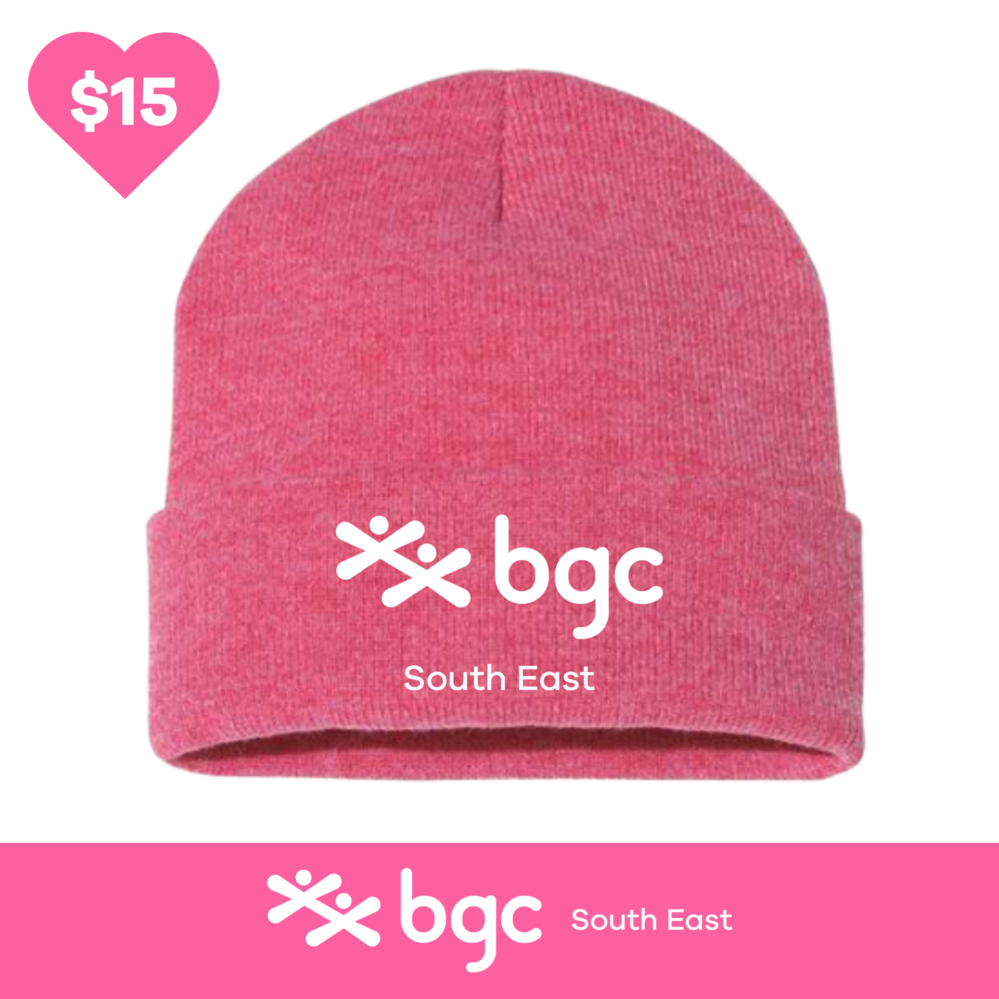 2026 Pink Shirt Day - Cuff Toque – BGC Pink Shirt Day